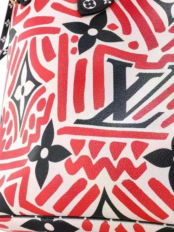LOUIS VUITTON Limited Edition Crafty Monogram Giant Tote Bag - Red