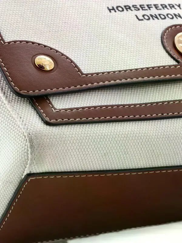 Burberry Note Canvas With Leather Medium Crossbody Bag