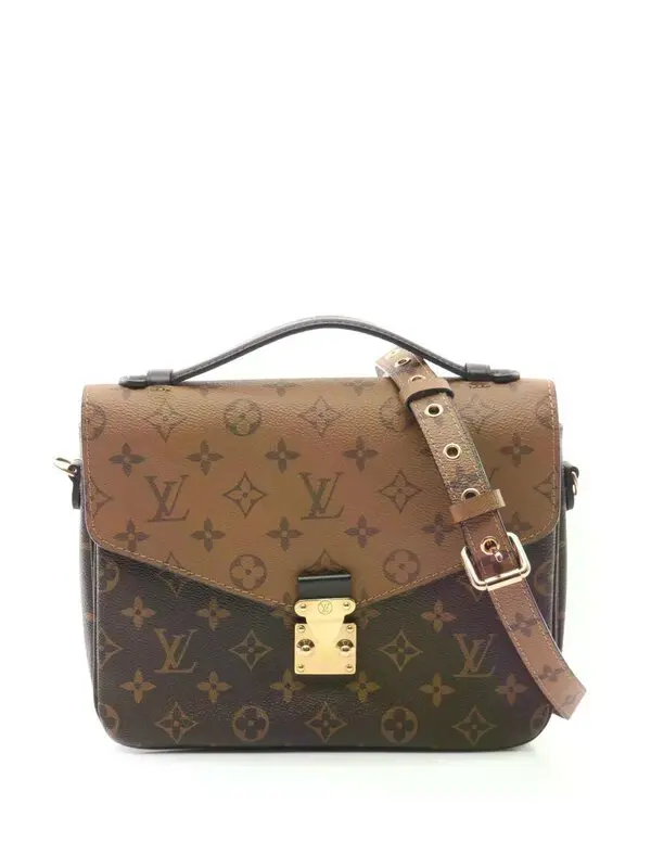 LOUIS VUITTON 2017 Monogram Reverse Pochette Metis Satchel