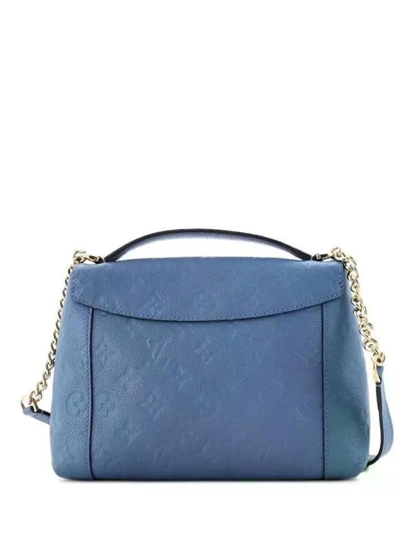 LOUIS VUITTON Blanche Handbag Monogram Empreinte Leather Bb Shoulder Bag - Blue