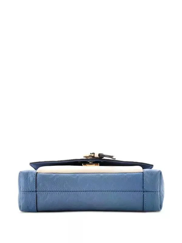 LOUIS VUITTON Blanche Handbag Monogram Empreinte Leather Bb Shoulder Bag - Blue