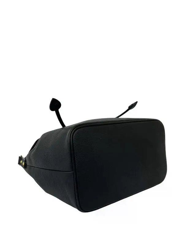Saint Laurent 20th Century Pebbled Leather Cut Out Satchel