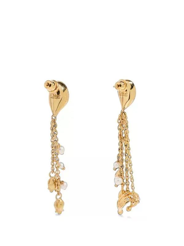 Chloé Pearl-embellished Drop Earrings