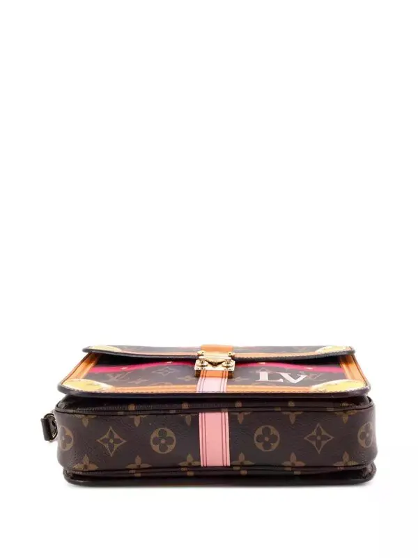 LOUIS VUITTON Pochette Metis Limited Edition Summer Trunks Monogram Canvas Crossbody Bag