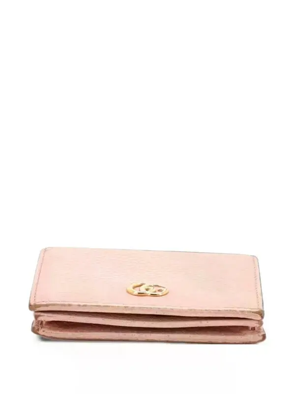 Gucci Gg Marmont Flap Case Leather Card Holder