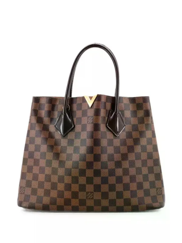 LOUIS VUITTON Kensington Handbag Damier Tote Bag - Brown