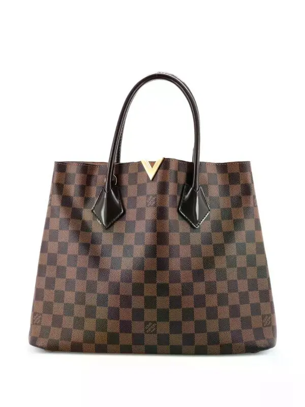 LOUIS VUITTON Kensington Damier Tote Bag - Brown