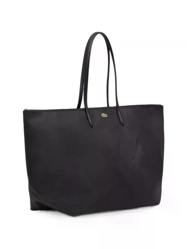Lacoste Xxl L.12.12 Concept Logo-embroidered Tote Bag - Black