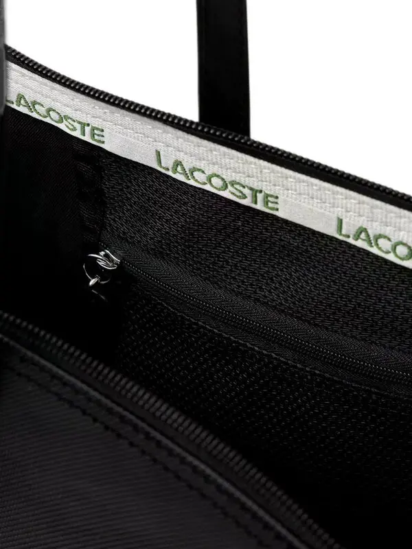Lacoste L.12.12 Concept Logo-embroidered Tote Bag - Black
