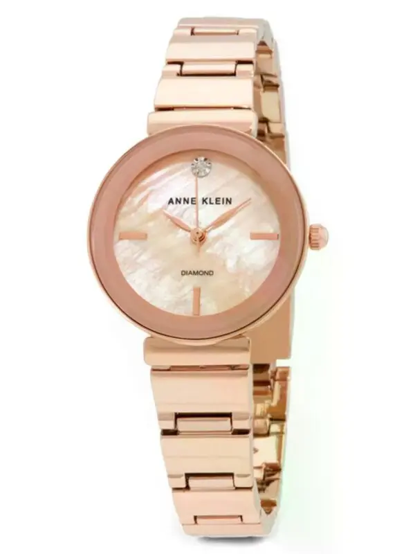 Anne Klein Diamond-accented 28mm Watch