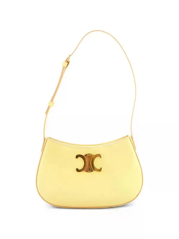 Celine Triomphe Tilly Shoulder Bag - Yellow