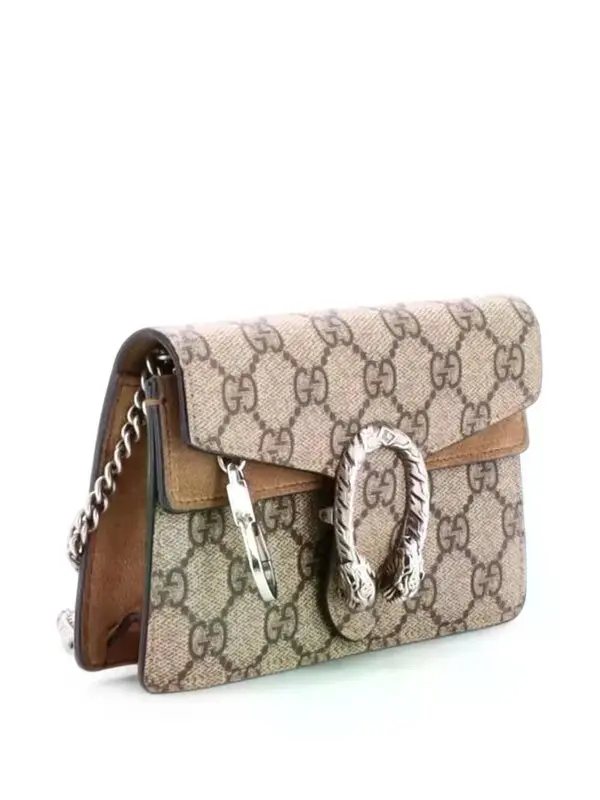 Gucci Dionysus Gg Coated Canvas Super Mini Crossbody Bag