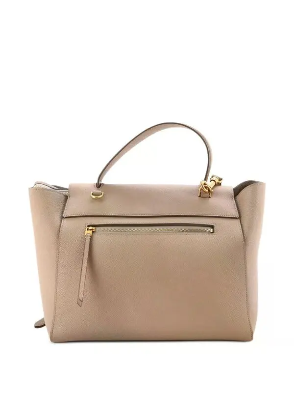 Celine Belt Bag Textured Leather Mini Shoulder Bag - Neutrals
