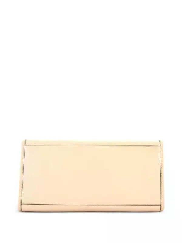 Fendi Sunshine Shopper Leather Large Tote Bag - Neutrals