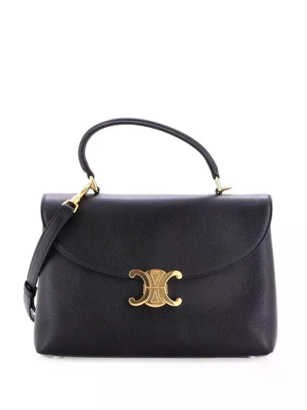 Celine Nino Top Handle Bag Nubuck Medium Satchel
