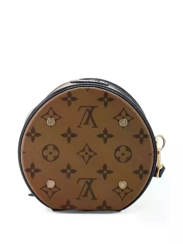 LOUIS VUITTON Cannes Handbag Reverse Monogram Canvas Satchel