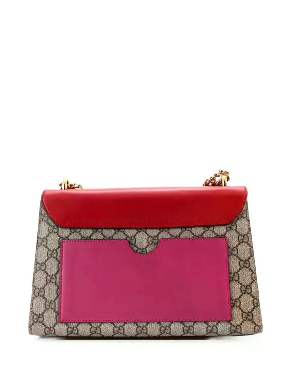 Gucci Padlock Gg Coated Canvas And Leather Shoulder Bag