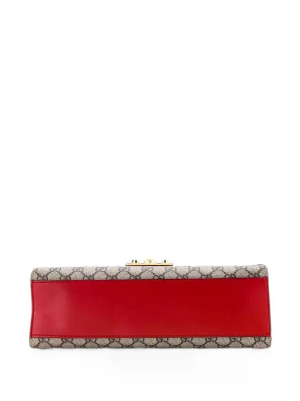 Gucci Padlock Gg Coated Canvas And Leather Shoulder Bag
