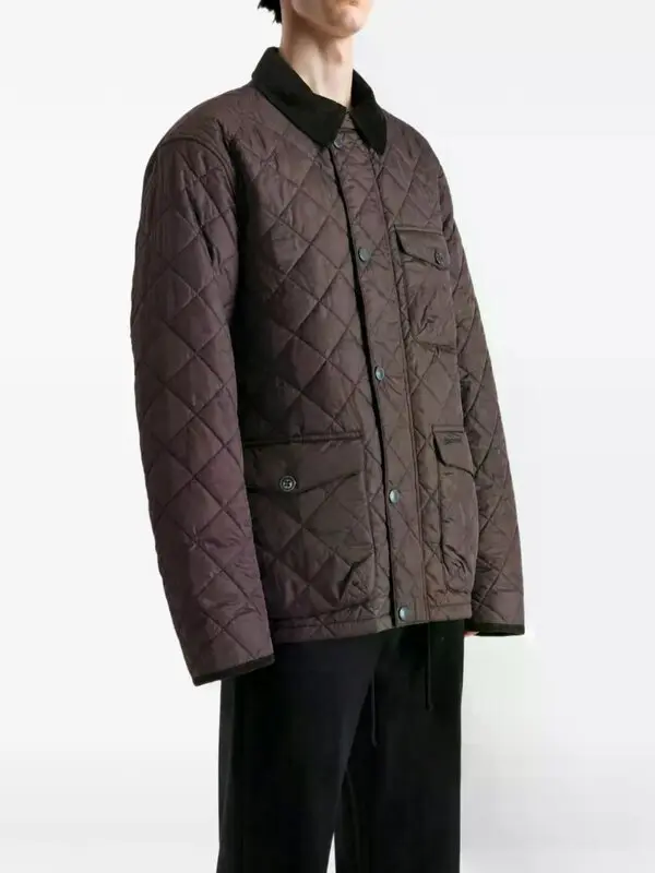 Barbour Hornby Quilted Corduroy-collar Jacket