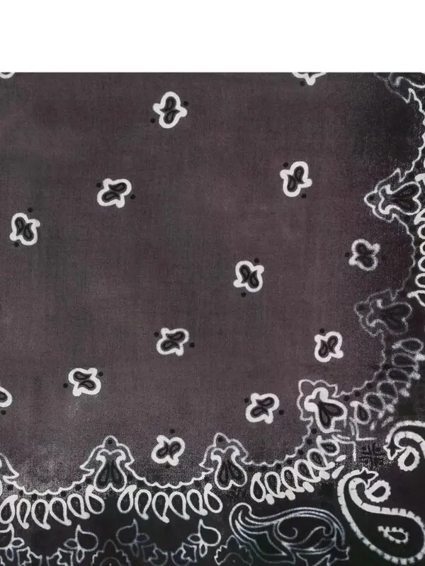 Destin Jil Hand Paisley Scarf - Black