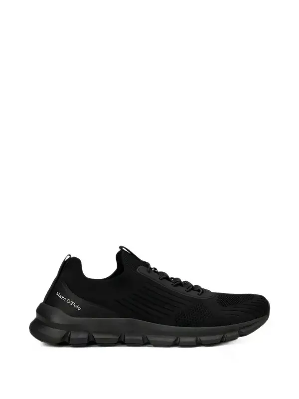Marc O'polo Knit Panelled Sneakers - Black