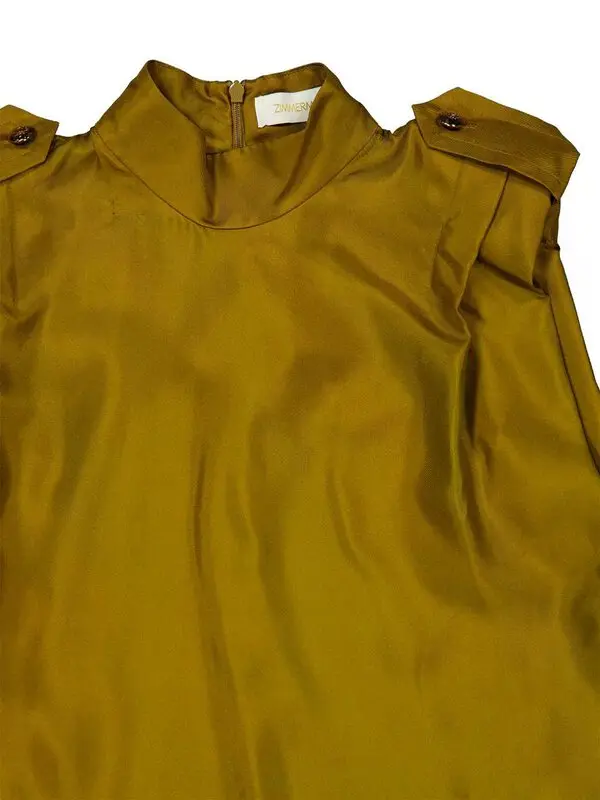 Zimmermann Tucked Epaulette Shirt