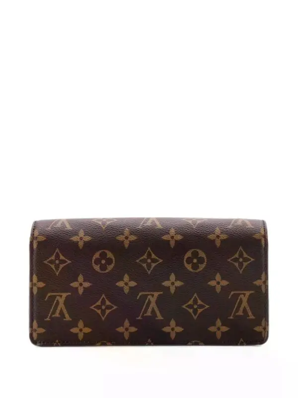 LOUIS VUITTON Lily Wallet On Chain Monogram Canvas Crossbody Bag