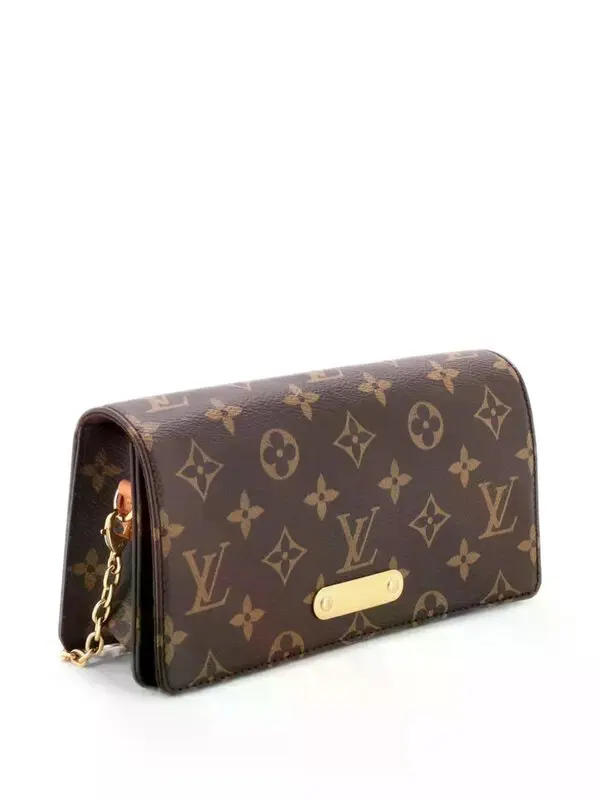 LOUIS VUITTON Lily Wallet On Chain Monogram Canvas Crossbody Bag