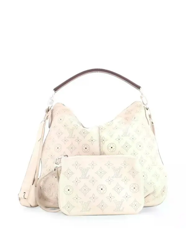LOUIS VUITTON Selene Handbag Mahina Leather Pm Hobo Bag