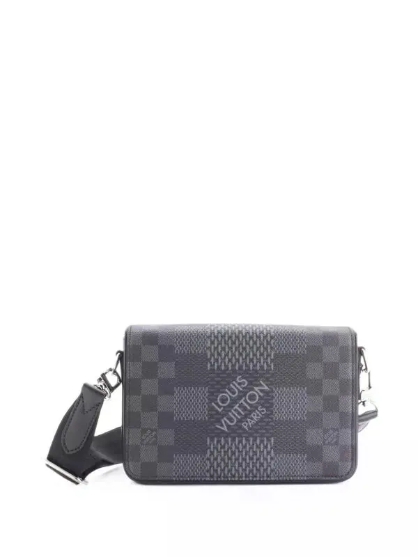 LOUIS VUITTON Studio Messenger Bag Limited Edition Damier Graphite 3d Crossbody Bag