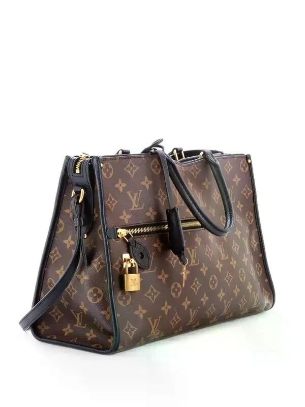 LOUIS VUITTON Popincourt Nm Monogram Canvas Satchel - Black