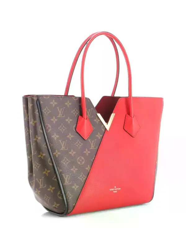 LOUIS VUITTON Kimono Handbag Monogram Canvas And Leather Mm Tote Bag
