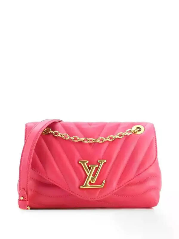 LOUIS VUITTON New Wave Chain Bag Nm Quilted Leather Mm Crossbody Bag - Pink