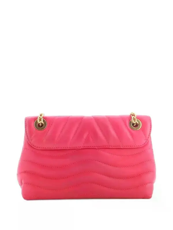 LOUIS VUITTON New Wave Chain Bag Nm Quilted Leather Mm Crossbody Bag