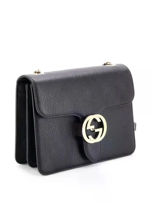 Gucci Interlocking Leather Shoulder Bag
