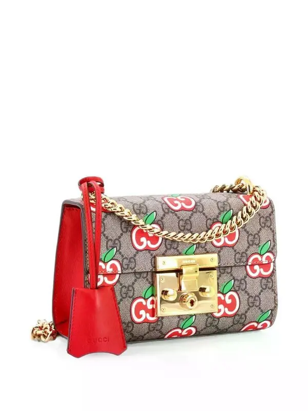 Gucci Padlock Printed Gg Coated Canvas Small Shoulder Bag