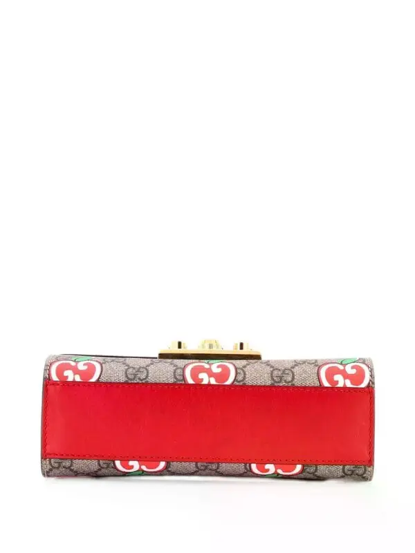 Gucci Padlock Printed Gg Coated Canvas Small Shoulder Bag