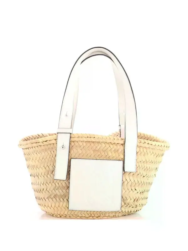 Loewe Basket Raffia Small Tote Bag