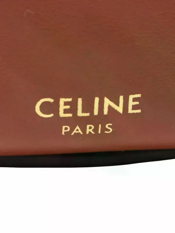 Celine Medium Calfskin Triomphe Tambour Crossbody Bag