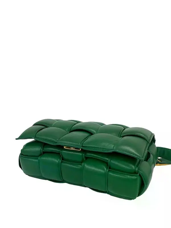 Bottega Veneta Nappa Intrecciato Padded Cassette Crossbody Bag - Green