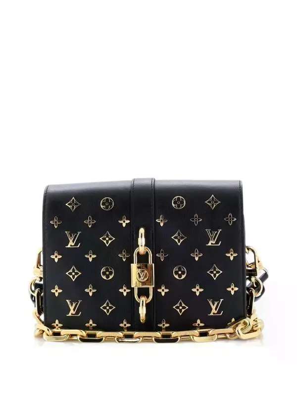 LOUIS VUITTON Rendez-vous Monogram Metal Calfskin Shoulder Bag