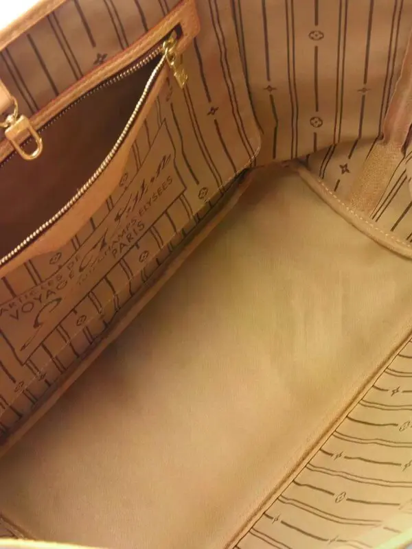 LOUIS VUITTON 2007 Monogram Neverfull Mm Tote Bag - Brown