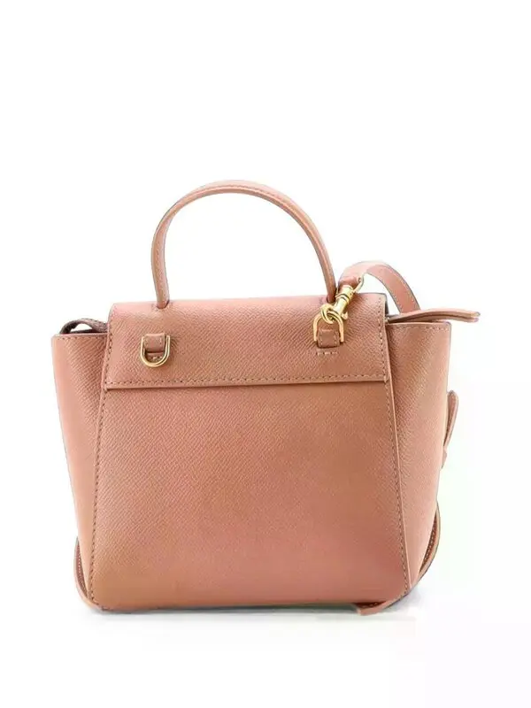 Celine Belt Bag Textured Leather Pico Shoulder Bag