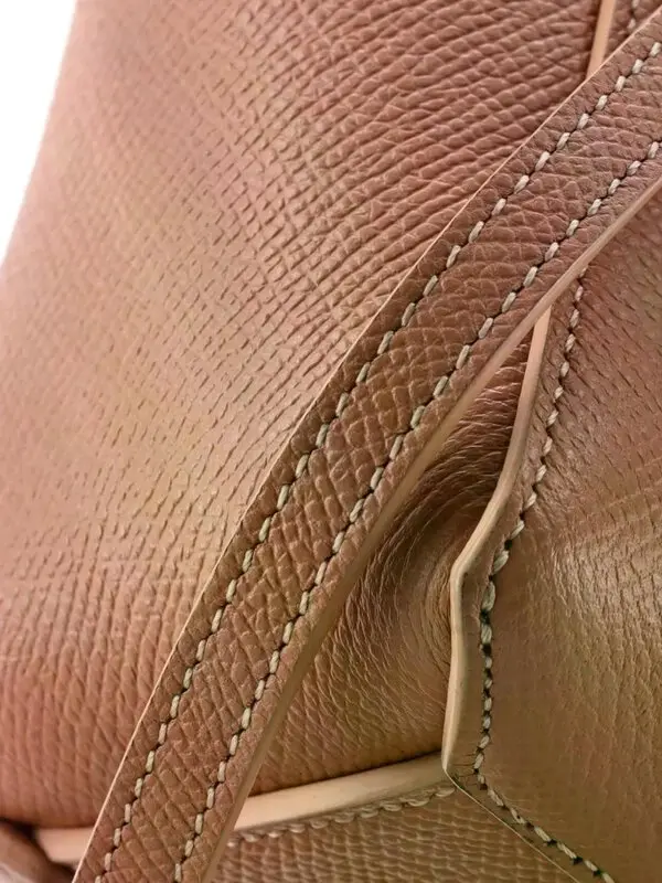 Celine Belt Bag Textured Leather Pico Shoulder Bag - Neutrals