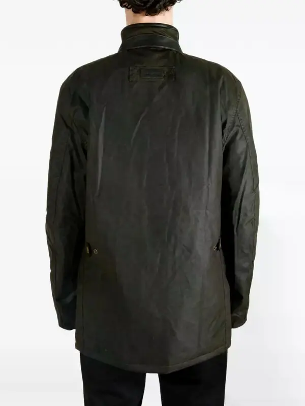 Barbour Waxed-cotton Funnel-neck Jacket