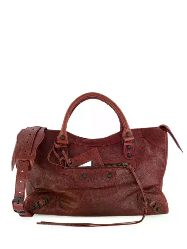 Balenciaga Medium Le City Tote Bag - Red
