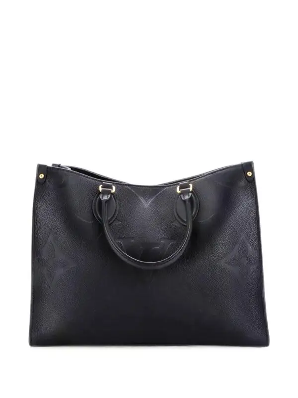 LOUIS VUITTON Onthego Monogram Empreinte Giant Mm Tote Bag - Black