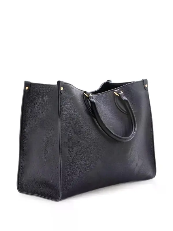 LOUIS VUITTON Onthego Monogram Empreinte Giant Mm Tote Bag - Black