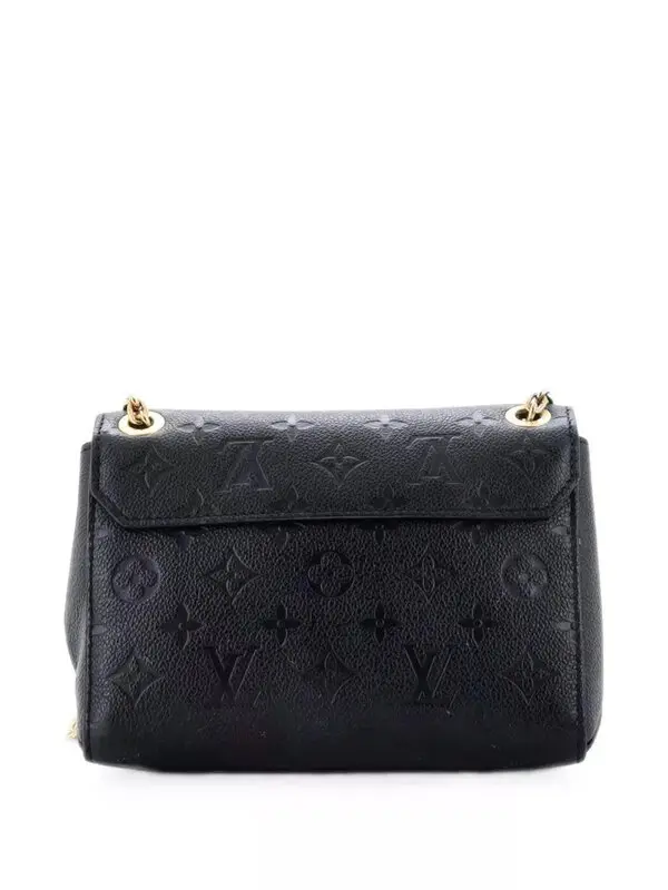 LOUIS VUITTON Vavin Handbag Monogram Empreinte Leather Bb Crossbody Bag - Black