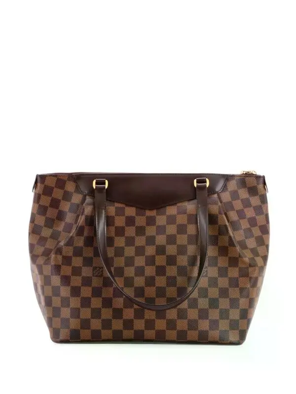 LOUIS VUITTON Westminster Gm Damier Tote Bag - Brown